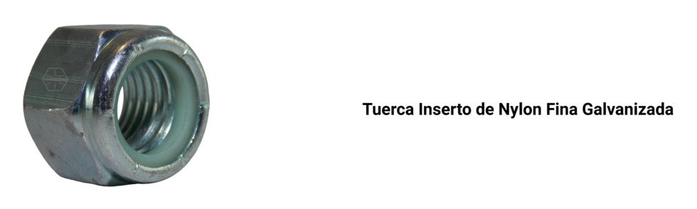 Tuerca Inserto de Nylon - Tecnofijaciones